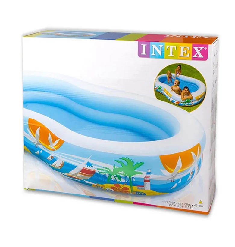 Intex 56490 Inflatable Swim Center Seashore Kids Children Pool - Buy ...