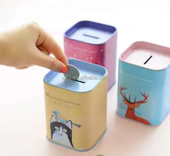 Metal Money Saving Box /money Tin Can Making Machine Made By Jiujiang ...