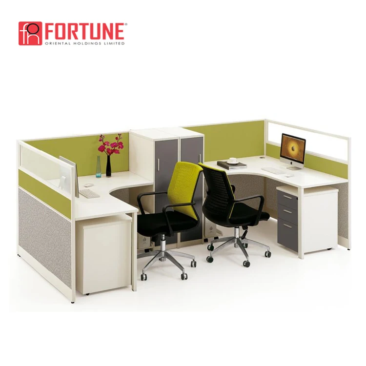 Cheap Price Office Furniture 2 Person 2 Seat Standing Office Computer ...