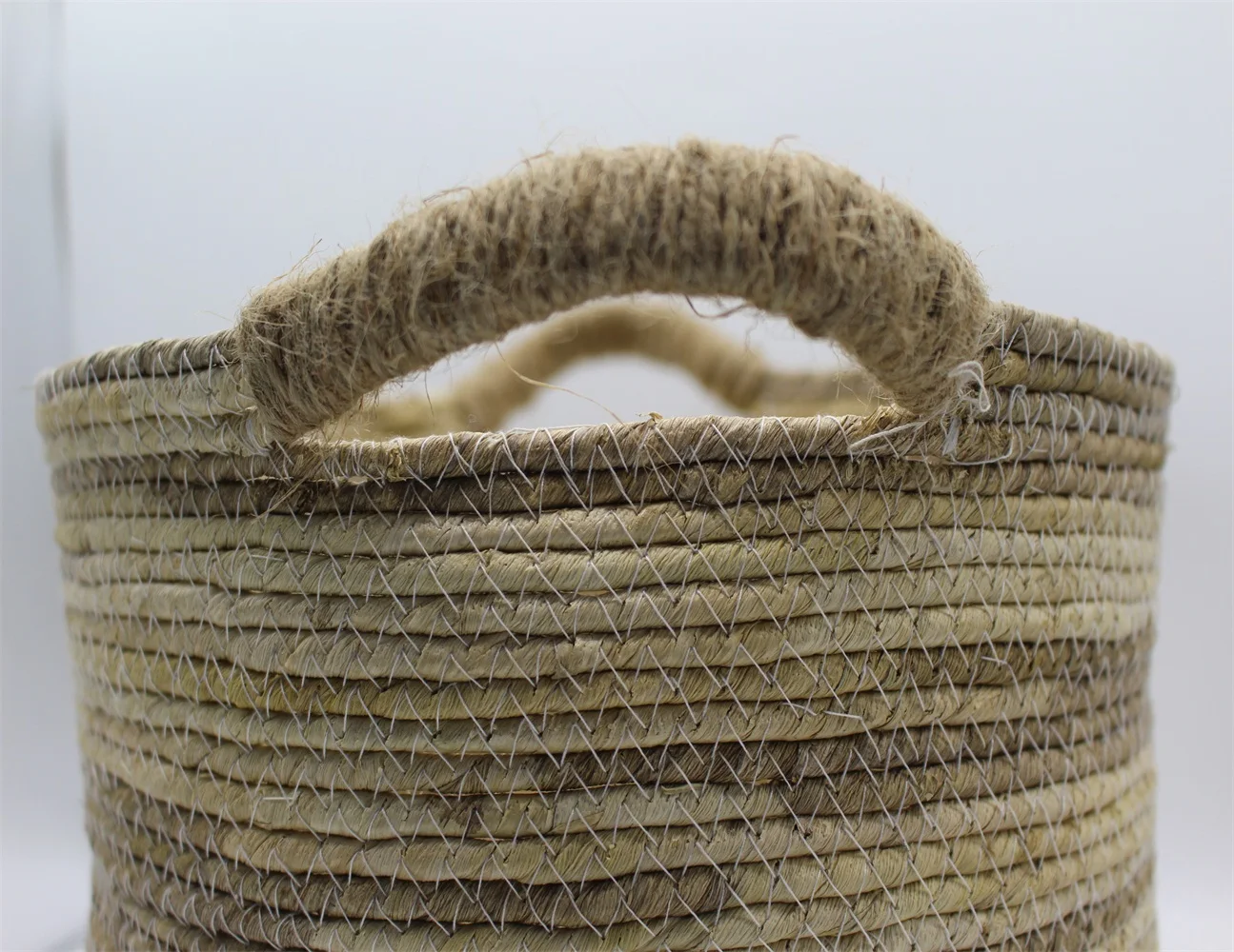 2018 Hot Sale Straw Storage Basket/ Farmhouse Decor Handmade Straw ...