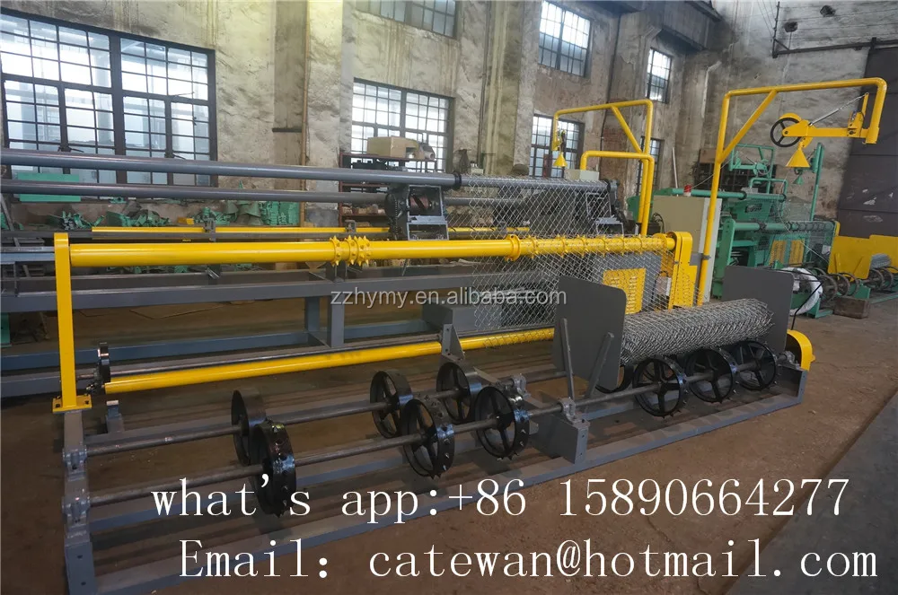 4m Length Chain Link Fence Mesh Weaving Machine - Buy Chain Link Fence ...