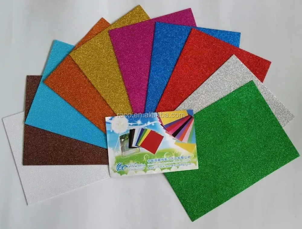 FOAMI DE COLOR Y ESCARCHADO - Glitter Foam for Kids DIY