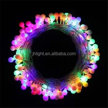 Led Round Ball Christmas Lights (white Ball String) / Large Outdoor ...