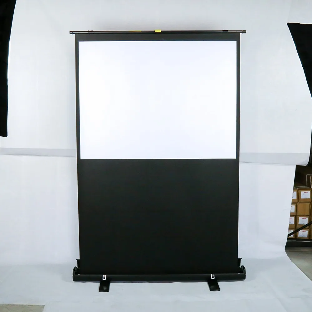 Portable Floor Standing Projector Screen - 60 Inch Diagonal