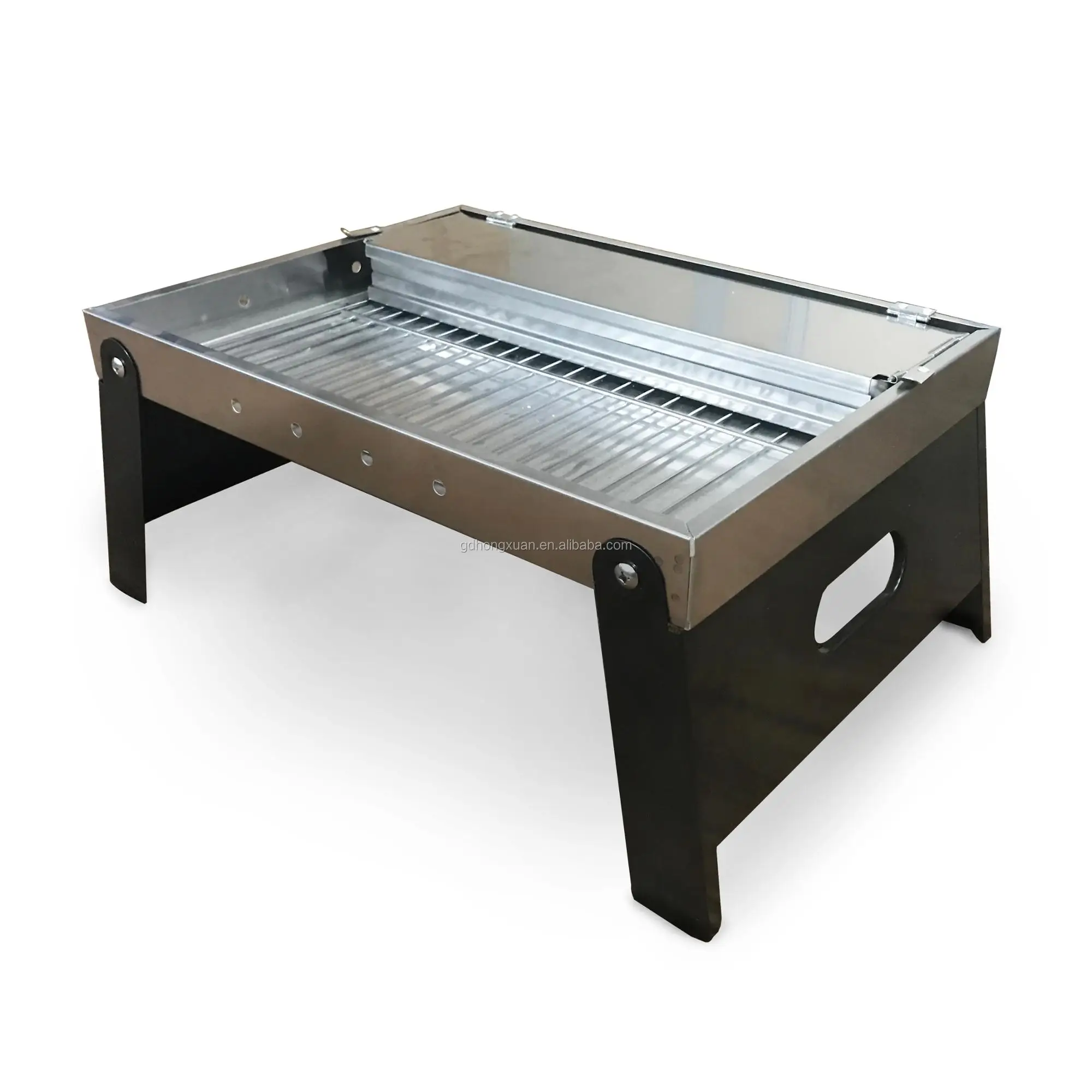 Folding Portable Stainless Steel Outdoor Bbq Grill Heavy Duty Rustproof ...