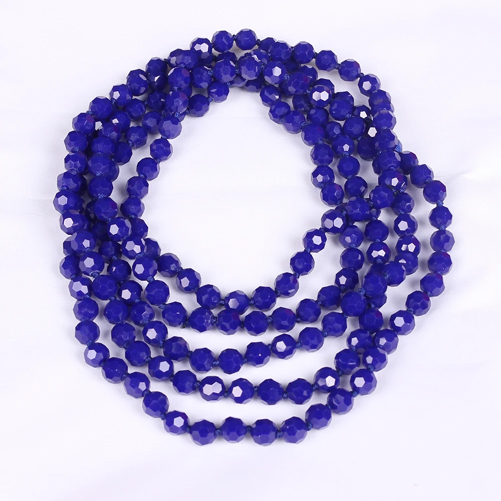 8MM Crystal Beads Necklaces - Elegant and Versatile Jewelry