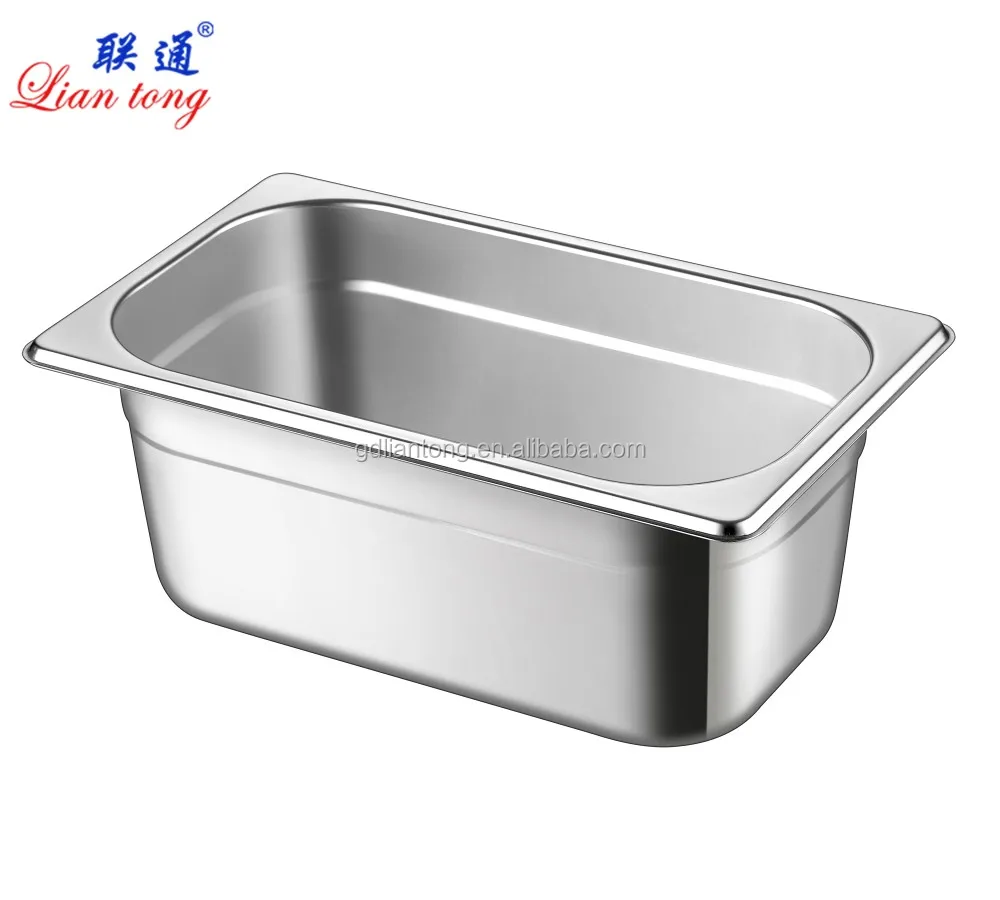 Full Size Metal Stainless Steel Hotel Buffet Gastronorm Food Pans ...