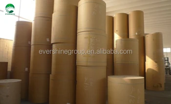 One Side Printed Ribbed Kraft Paper In Reel - Buy One Side Printed ...