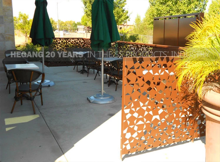 Stainless Steel Decorative Wall Partition Balcony Room Divider Outdoor ...