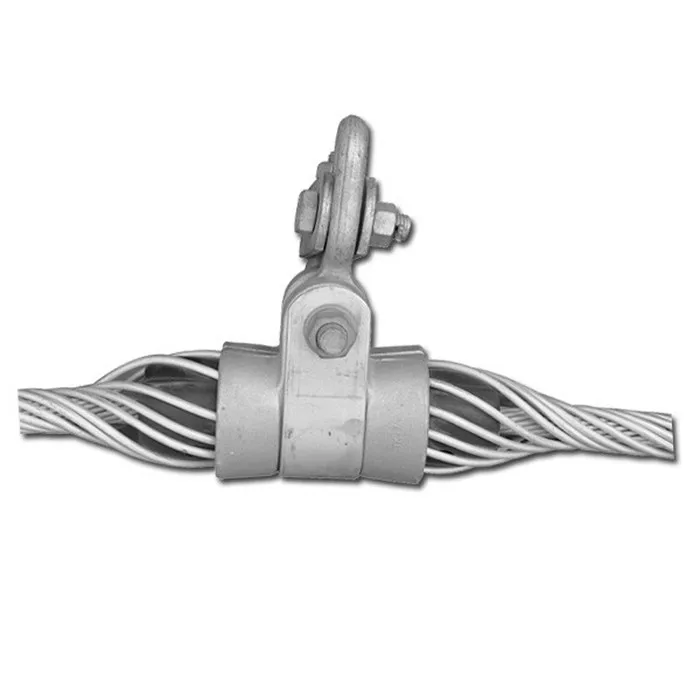 Outdoor Aerial Optical Fibre Cable Clamp Suspension Clamp For Overhead ...