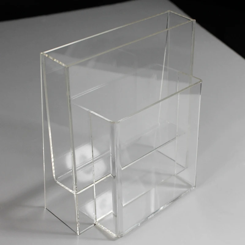 Custom Square Acrylic Catalogue/magazine/leaflet Brochure/menu Display ...