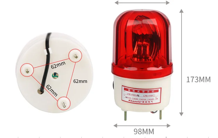 Audible and Visual Alarm Strobe Siren for Electric Fence
