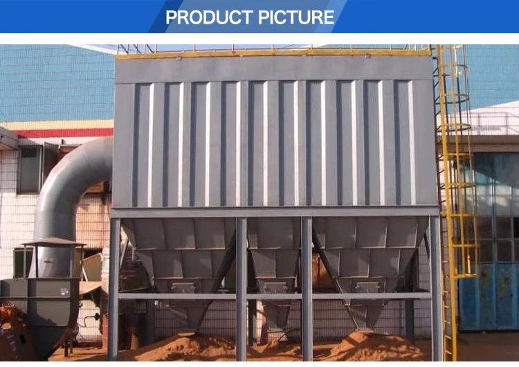 High Efficiency Small Bag Filter / Dust Collector With Cyclone - Buy ...