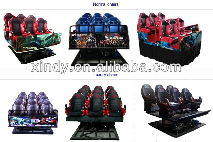 7d Cinema Simulator Home Theater Projector With Motion Theater Chairs ...