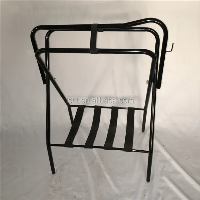 Floor-type Steel Folding Saddle Rack With Black Nylon Straps Types Of ...