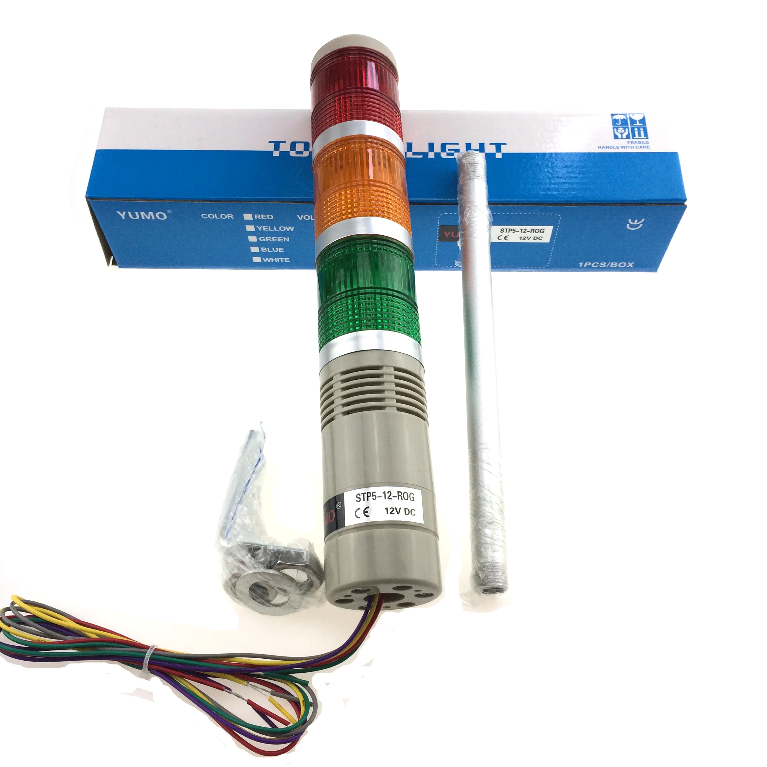 Led Signal Tower Light 50mm Stp5-12-rog Dc12v - Buy Tower Light,Signal ...