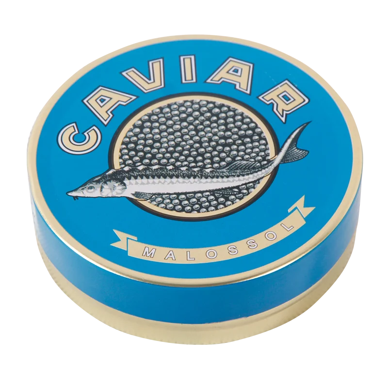 Round New Food Packaging Tin Can For Caviar - Buy Caviar Tin Can,Tin ...