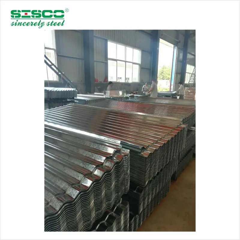 GB Standard Z100-Z275 Corrugated Galvanized Steel Roof Panels