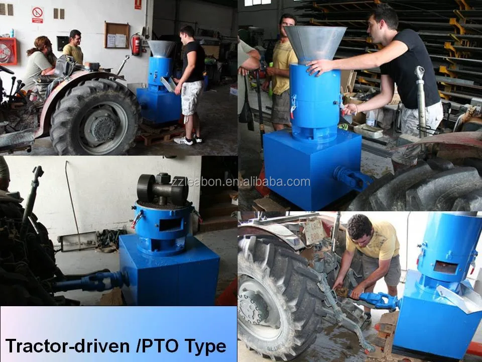 Pto Type Wood Pellet Fuel Extruder Price Working With Tractor Used In ...