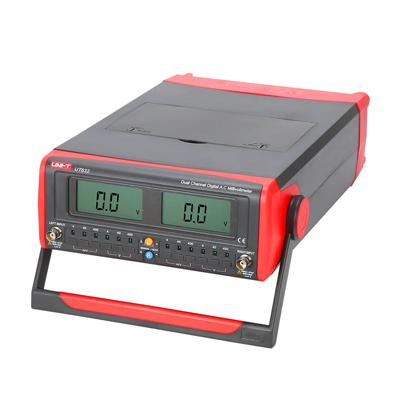 Uni-t Ut632 Dual-channel Digital Display Ac Millivolt Meter Ac Voltage ...