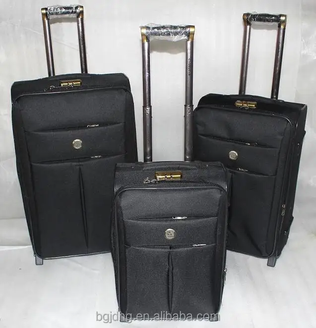 Polyester Soft Fabric Luggage Suitcase 20 24 28 Trolley Bags Travel ...