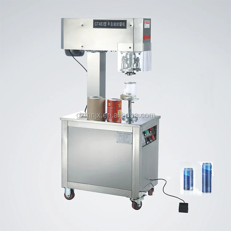 Easy Operation Can Non - Rotary Sealing Electric Tin Can Sealer Machine ...