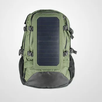 7watts Solar Chargeable Backpack,Solar Panel Bag With 10000mah Power ...