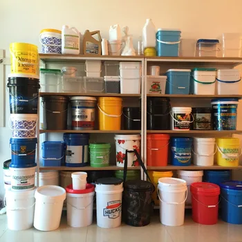 5 Gallon Bucket Dimensions Printed Plastic Paint Bucket - Buy Paint ...