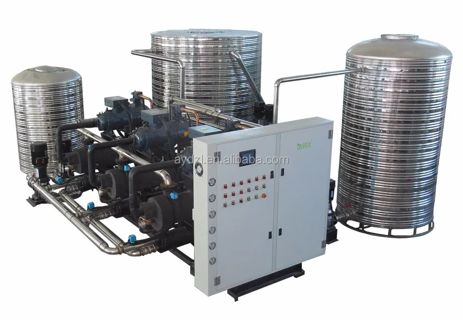 Milk Cooling System with Glycol Water Chiller & Heat Recovery