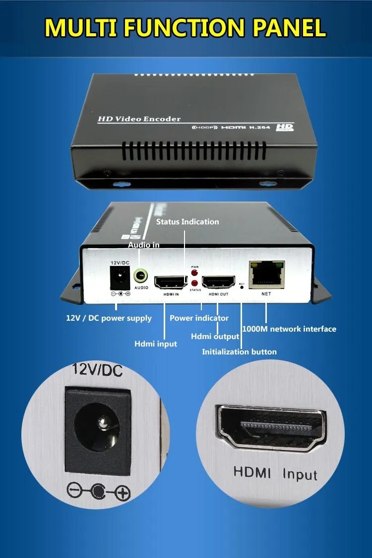 Hdmi Live Encoder Video Encoder,Hd Hdmi Input For Iptv Video Streaming,Http Rtsp Rtmp Udp Onvif ...