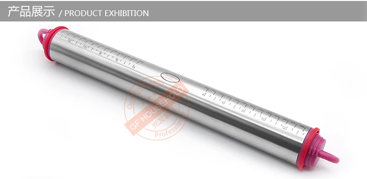 Stainless Steel Adjustable Rolling Pin - Perfect for Baking