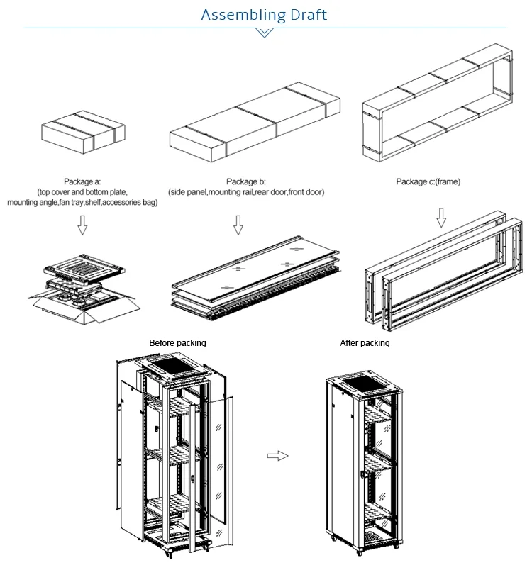Server Rack Network Cabinet Stock 600x1000 Aluminium Glass 19 Inch 42u ...