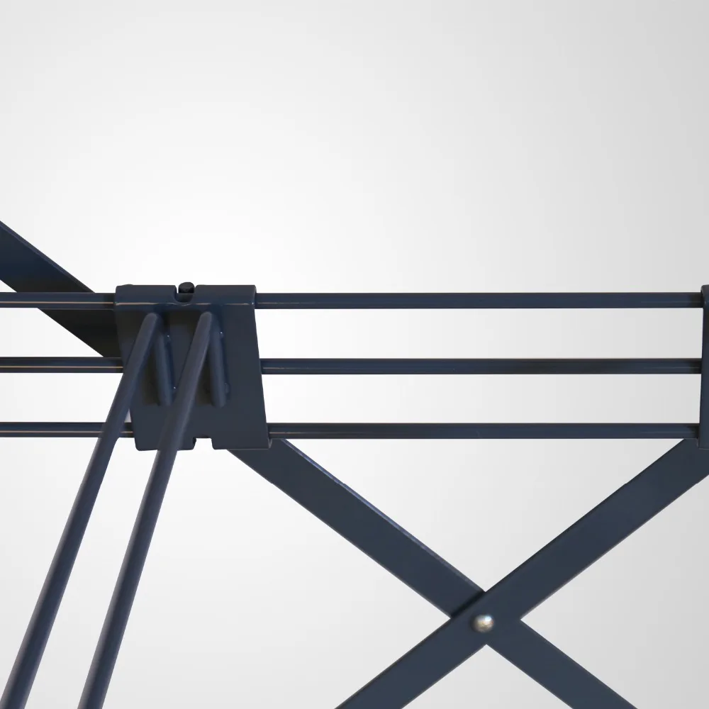 Moving Three-sided Display Rack Tri-angle Wire Display Rack With Wheels ...