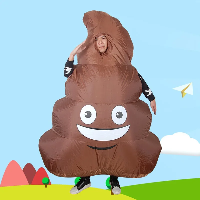 Wholesaler Cheap Price Party Use Funny Plush Emoji Poop Inflatable ...