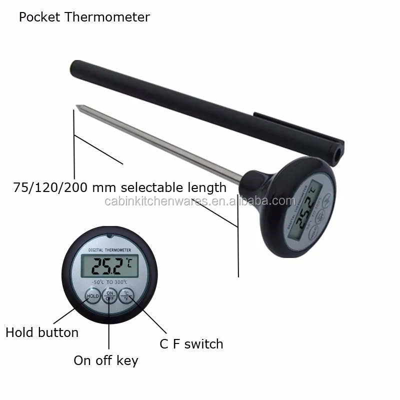 Instant Read Round Dial Thermometer. - Buy Round Dial Thermometer,Small ...