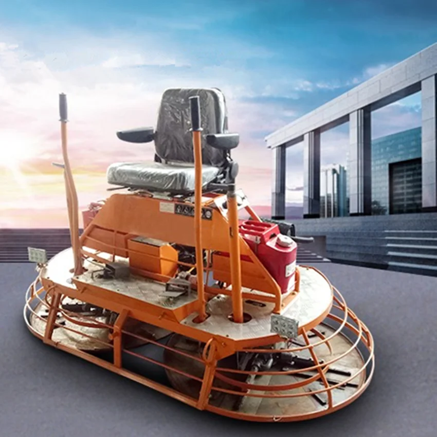 2.4 Meters Large Width Ride On Concrete Power Trowel Machine - Buy ...