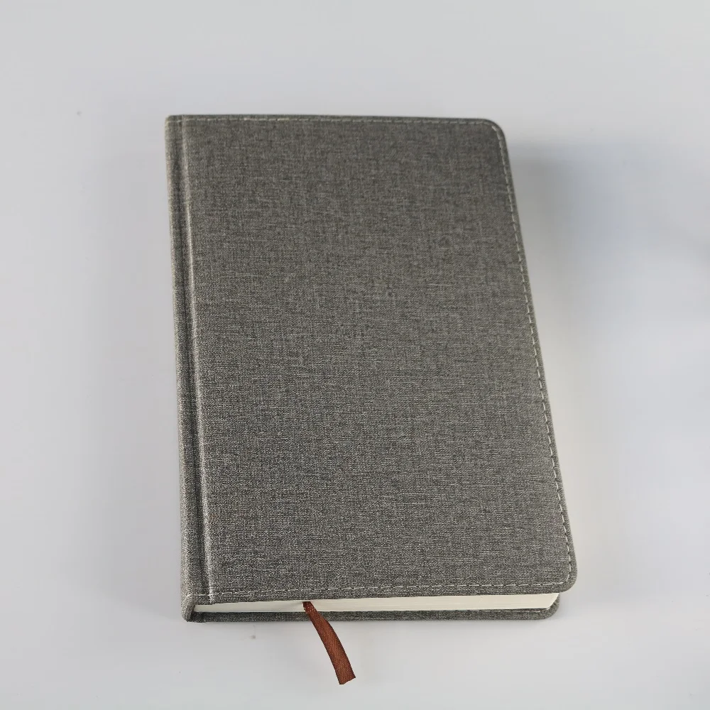 Supply logo Printed Promotional Customl Fabric Cover Notebook With ...