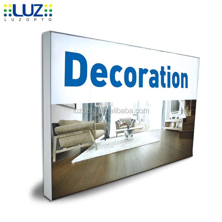 Backlit Led Textile Light Box Decoration,Fabric Light Box Led - Buy ...