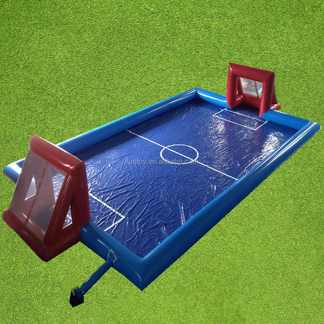 Outdoor Human Foosball Tournament Inflatable Slip And Slide Football ...