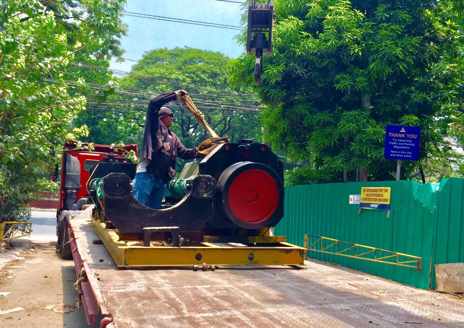 DD25 Guide Rod Diesel Pile Hammer - High Efficiency Piling