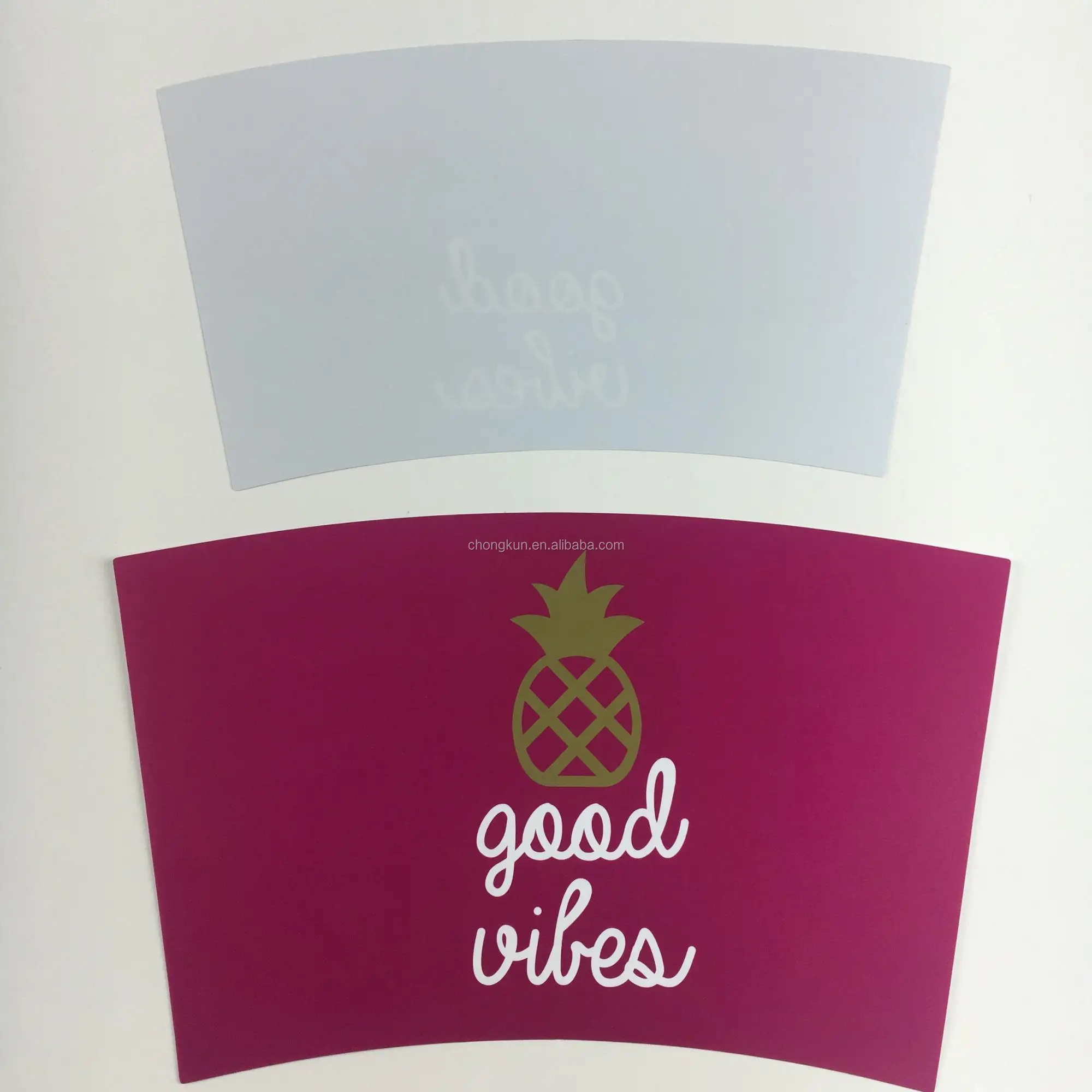 Custom Logo Coffee Cup Sticker Label In Mold Plastic Cup Label - Buy A4 ...