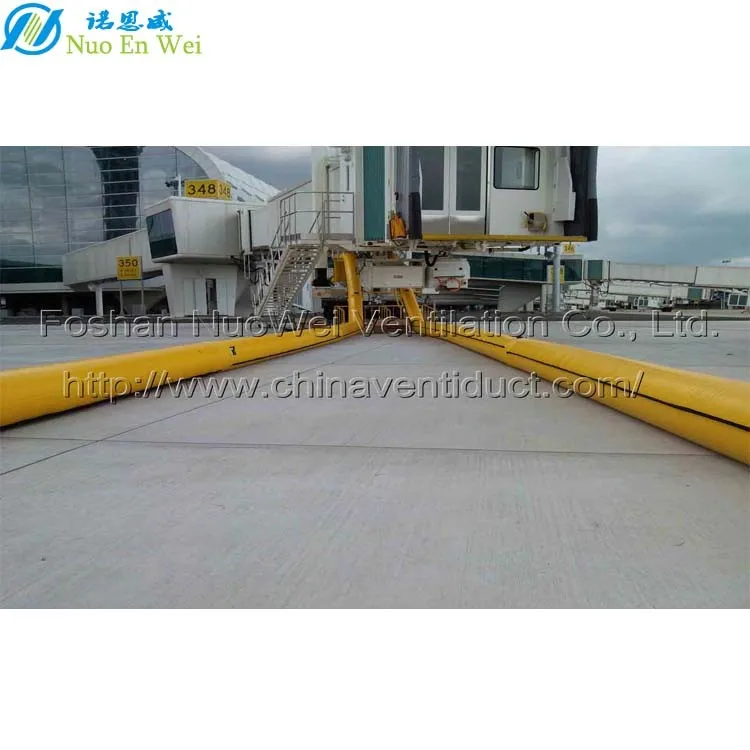 Pvc Inflaming Retarding Pca Duct Aircraft Ground Air Conditioning Duct Pre-conditioned Insulated ...