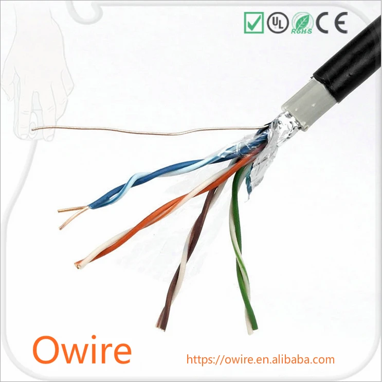 Cabo De Rede STP Cat5e Outdoor - 1000ft Ethernet Cable