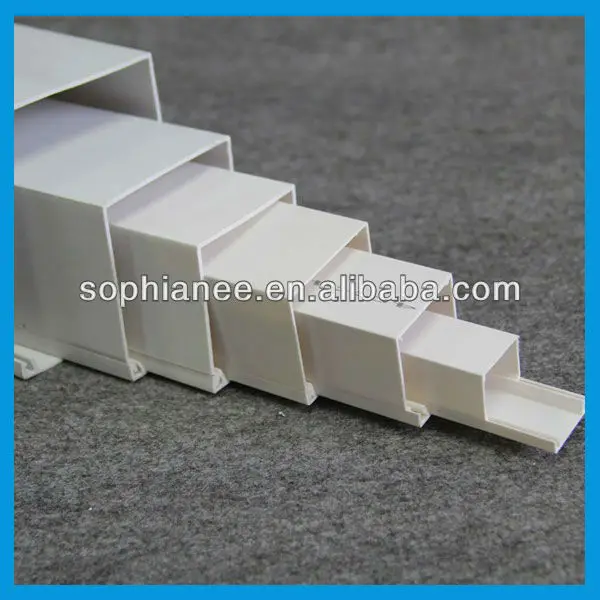 100X50 PVC 2 Compartment Trunking - Durable & Versatile