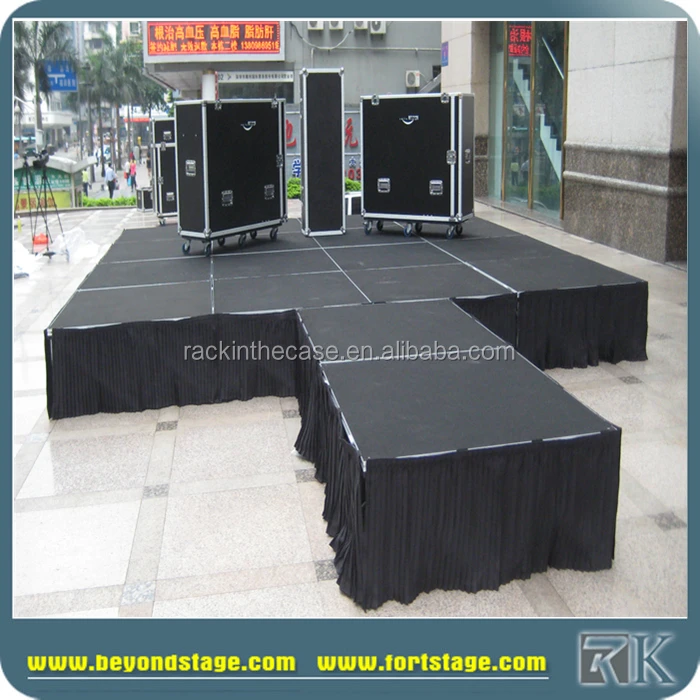 Aluminum Carpet Panel Stage with Portable Stage Folding Riser| Alibaba.com