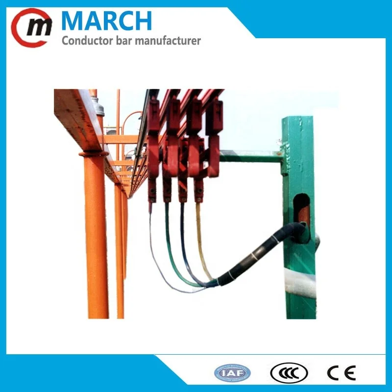 March 100A Crane Bus Bar Current Collector for Overhead Crane
