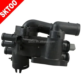 Auto Thermostat Housing With Temperature Sensor 032 121 111cl ...