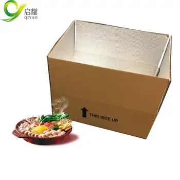 Cold Thermal Cardboard Box Insulated Shipping Boxes For Ice Cream ...