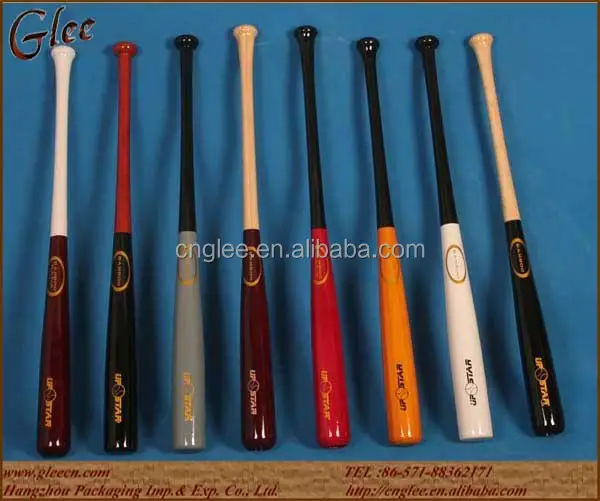 Mini Wooden Painted Youth Baseball Bats Wood Baseball Bat - Buy Youth ...