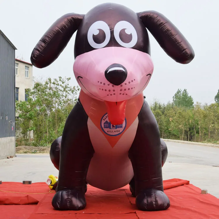 Custom Inflatable Dog Model - 4m Tall Advertising Puppy for Parks ...